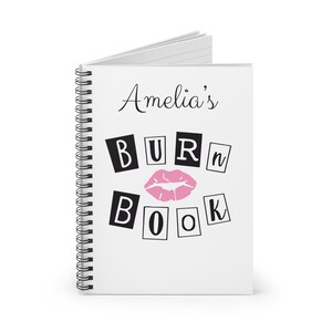 Personalized Mean Girls, Burn Book, Regina George, Cady Heron, Gretchen ...