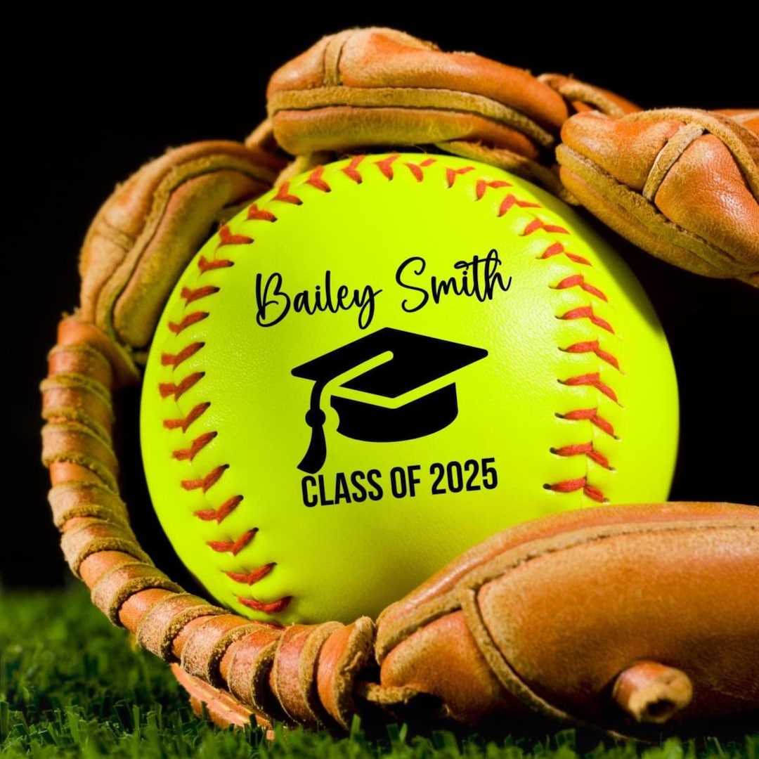 Personalized Softball Graduation Gift, Graduation Gift for Softball ...