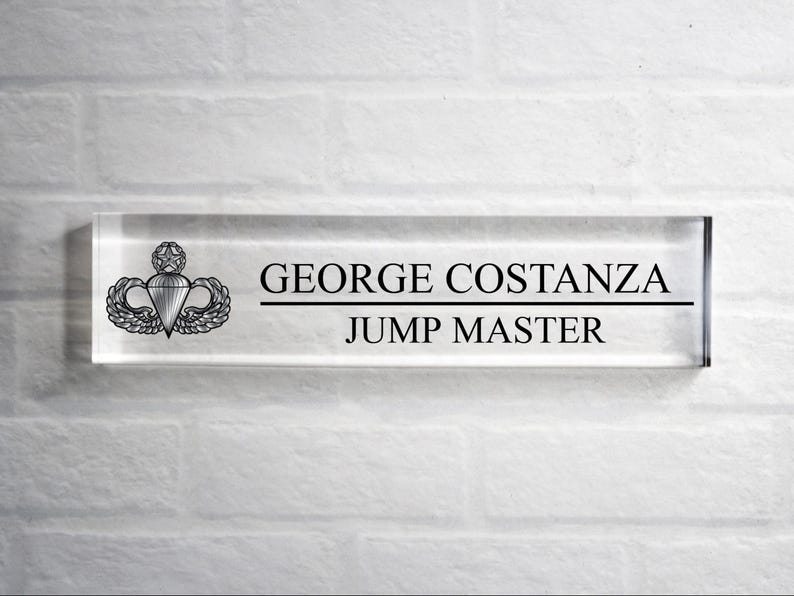 Custom Logo Desk Name Plate, Custom Desk Name Plate, Personalized Desk ...