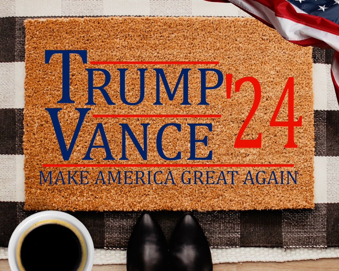Trump Vance 24 Doormat, Make America Great Again, Trump Doormat, Trump ...