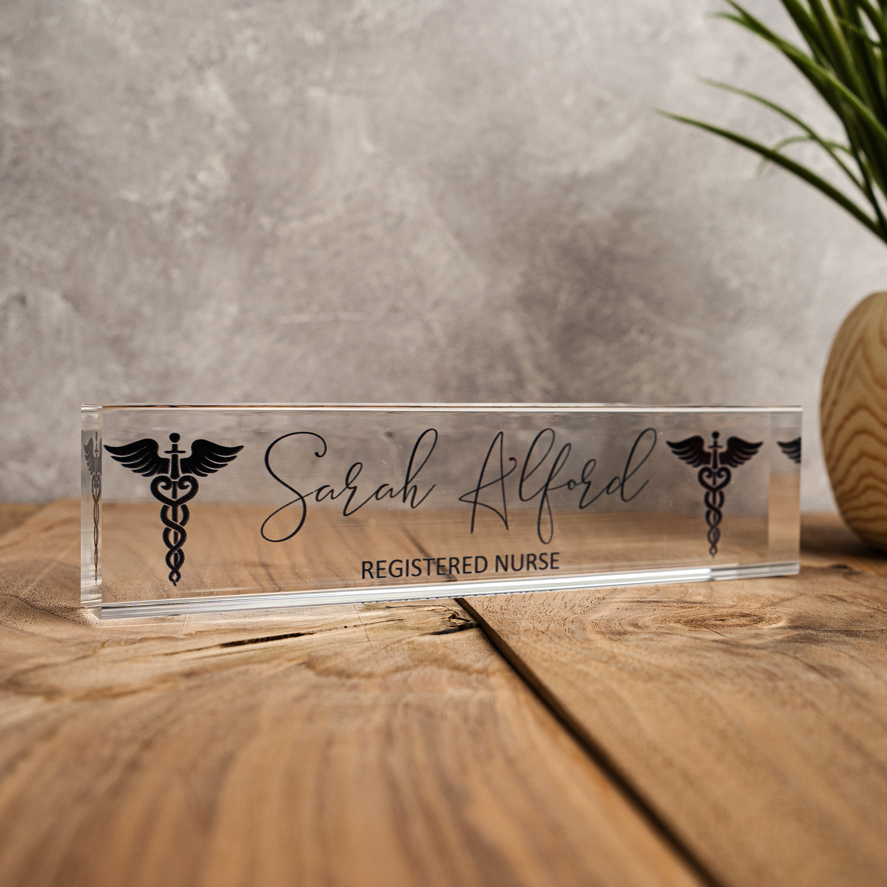 Nurse Desk Name Plate, Nurse Gifts, Nurse Desk Decor, Nurse Graduation ...