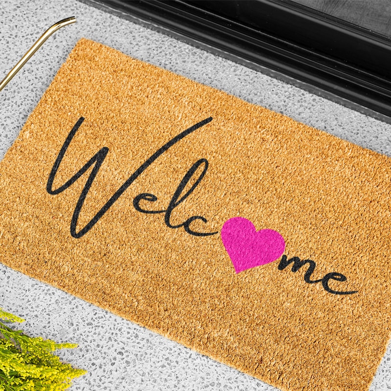 Heart Doormat - Etsy