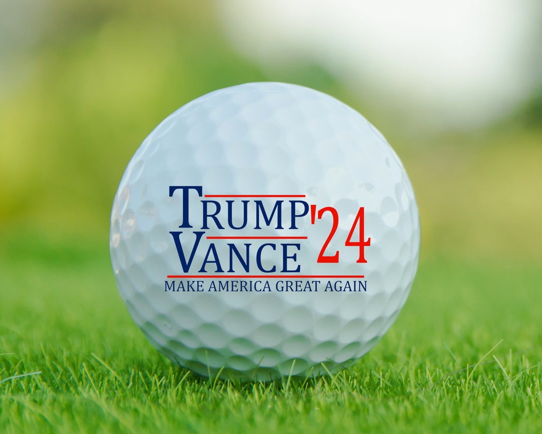 Trump Vance 2024 Golf Ball, Trump Vance 24 Golf Ball, Take America Back ...