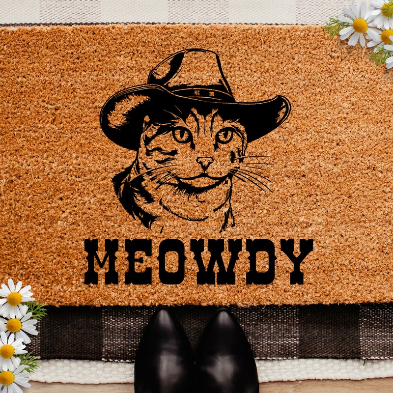 Cat Doormat - Etsy