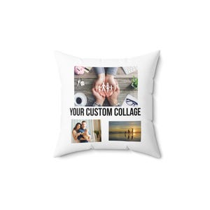 Personalized Photo Collage Pillow, Custom Picture Pillow, Custom Throw ...
