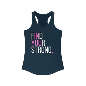 Find Your Strong Tank Top, Inspirational Tank Top, Racerback Tank Tops ...