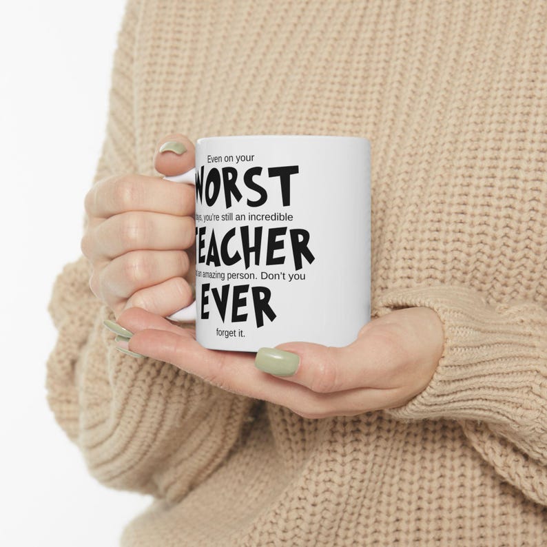Funny Teacher Mug, Worst Teacher Ever, Teacher Gifts, Back to School ...