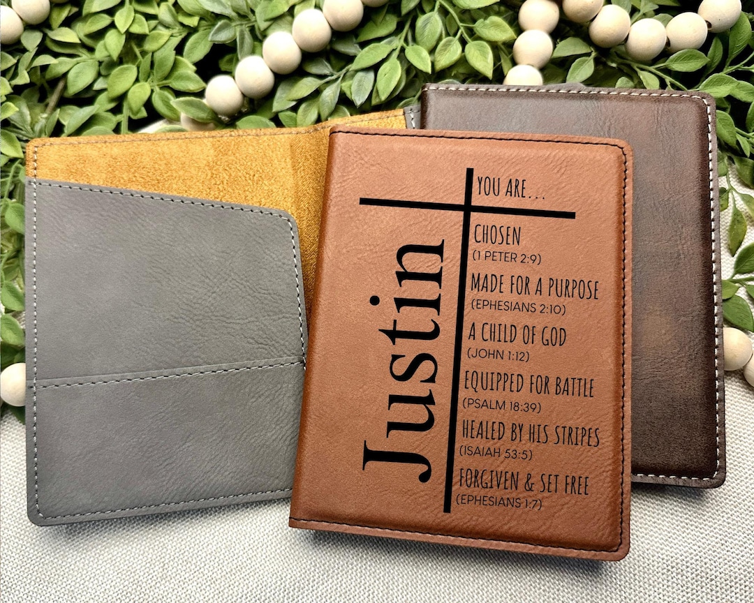 Personalized Christian Passport Cover, Religious Gift, Christian Gifts ...