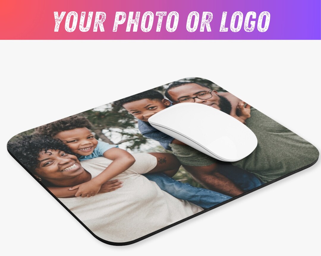 Custom Photo Mousepad - Personalized Mouse Pad - Photo Printed on ...