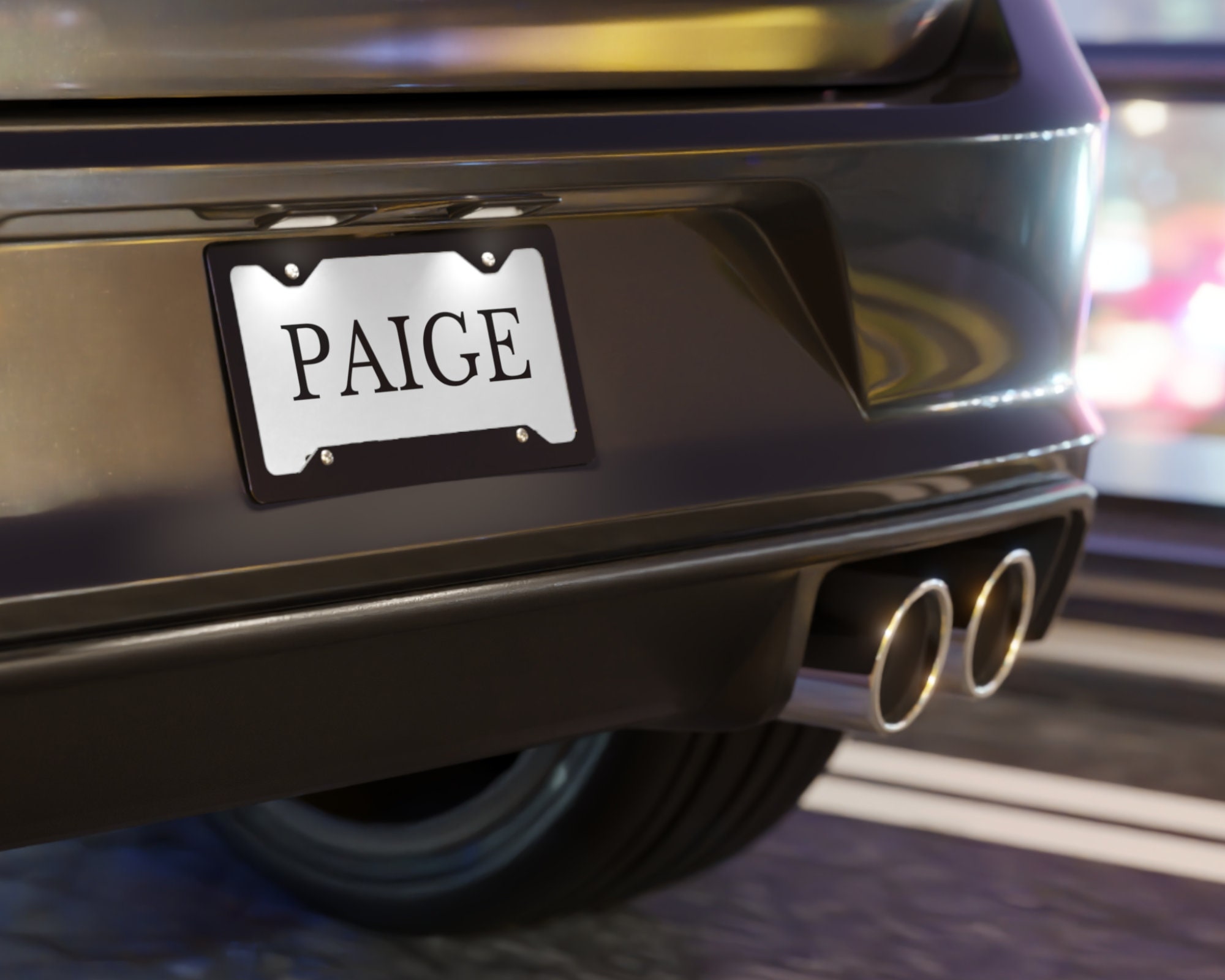 Custom License Plate Personalized Plate, Custom Car Tags, 6 X 12 Inch ...