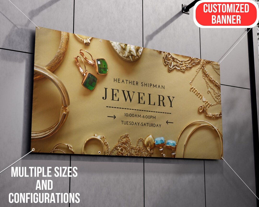 Custom Business Banner, Personalized Business Banner, Home Business ...