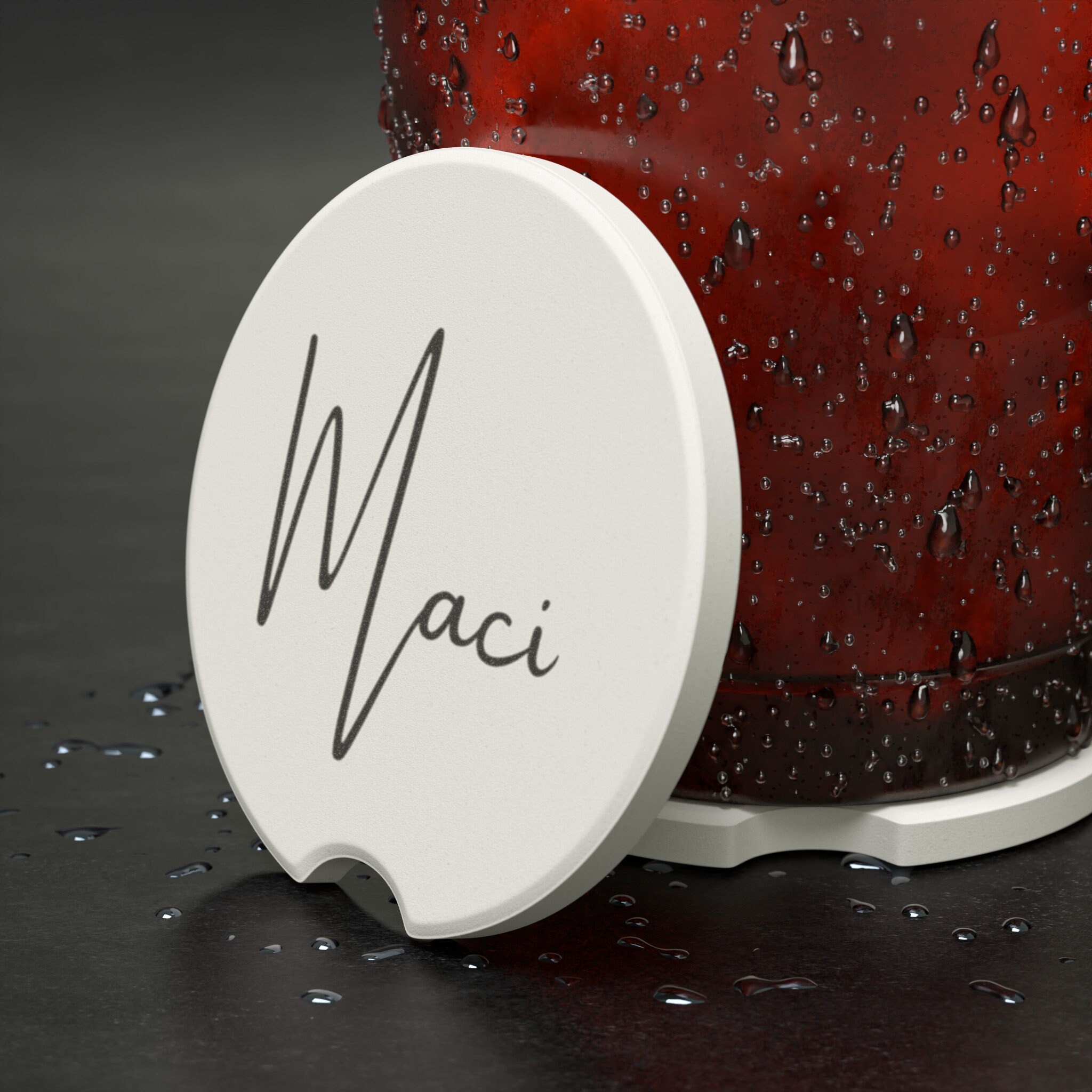 Custom Car Coasters, Set of 2, Personalized Photo Car Coasters, Logo ...