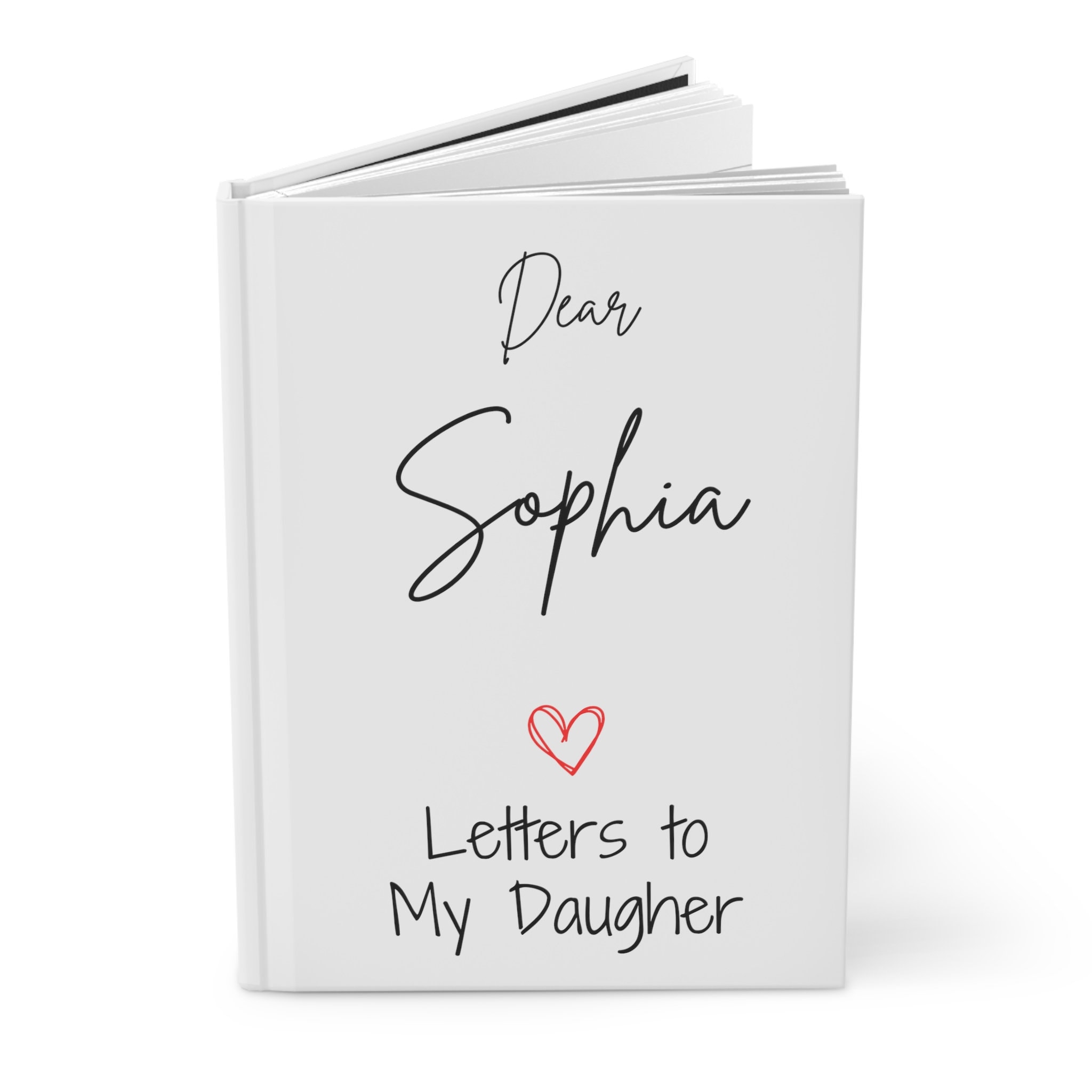 Letters to My Daughter Personalized Journal, Dear Daughter Journal ...