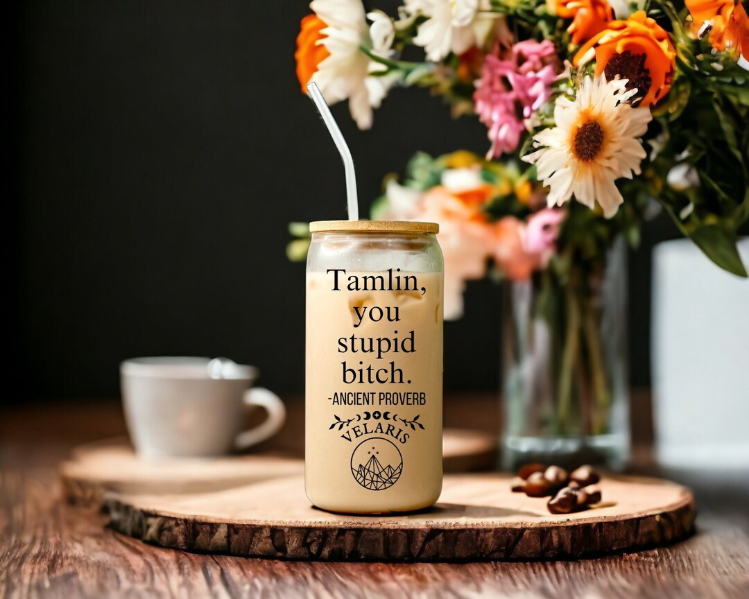 Tamlin Iced Coffee Cup, Tamlins Tears, Acotar Fan Gift, Acomaf, Velaris ...
