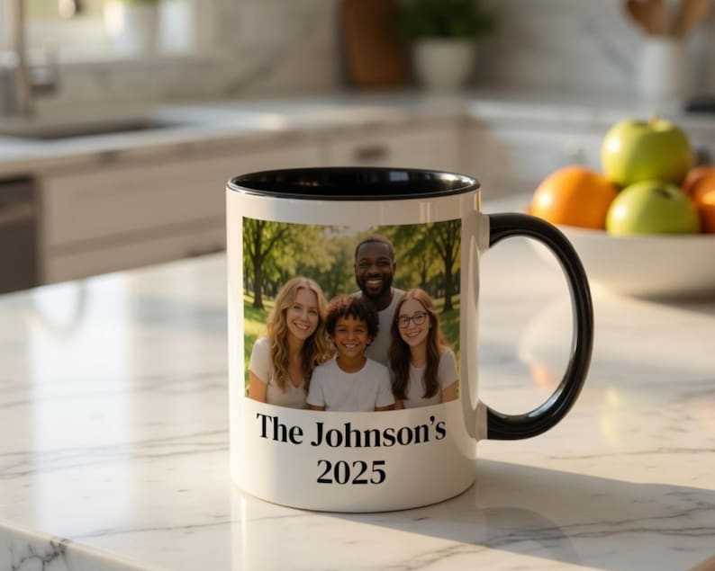 Custom Coffee Mug With Photo, Personalized Picture Coffee Cup, Fathers ...