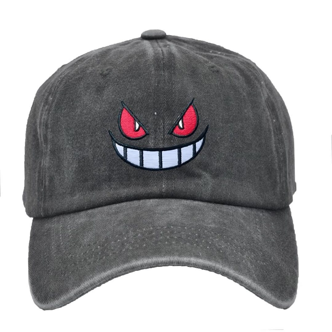 Pokémon Gengar Embroidered Baseball Cap Snapback Hat Adjustable - Etsy