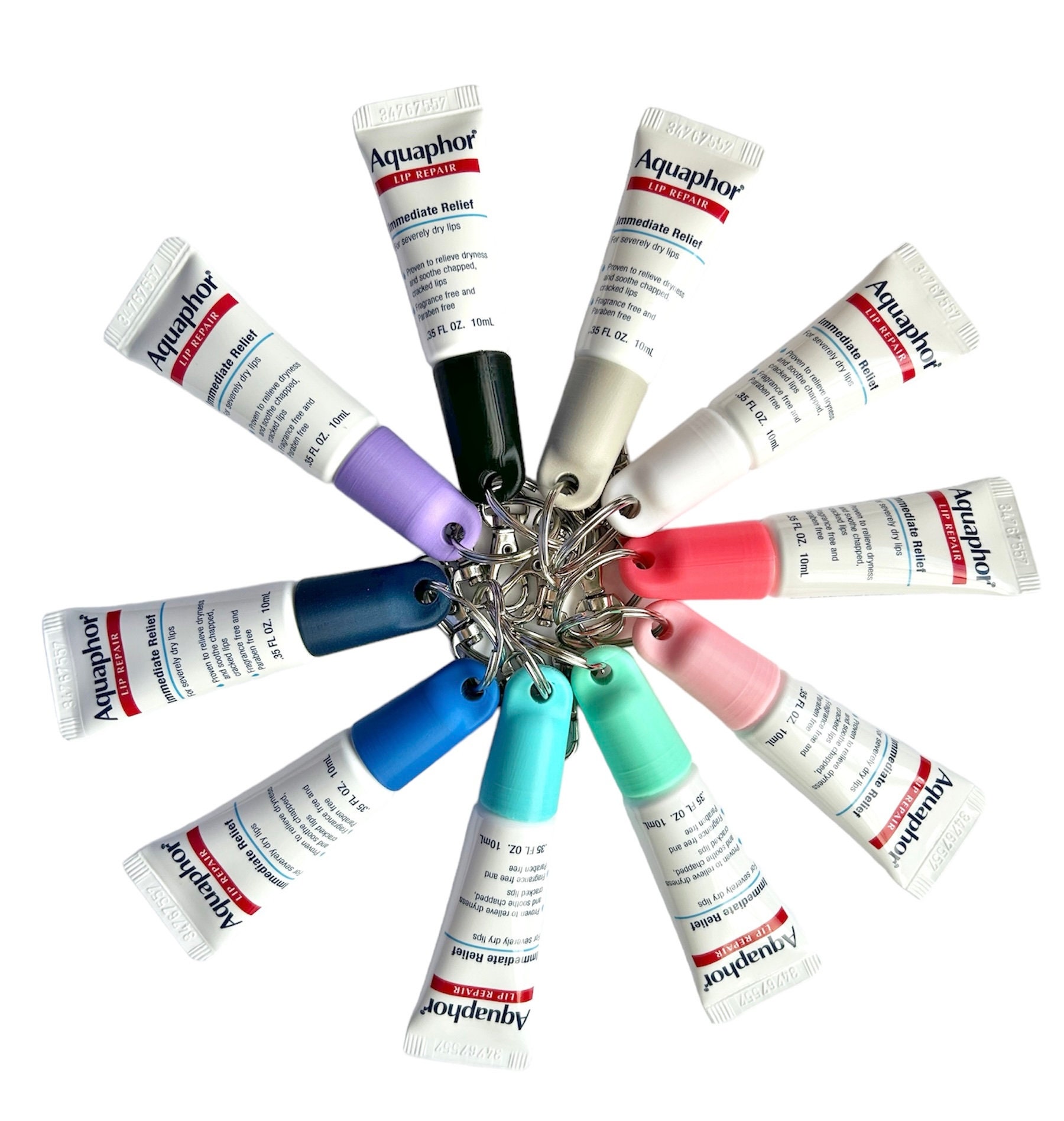 Aquaphor Keychain Replacement Cap - Aquaphor Holder - Cute Lip Balm ...