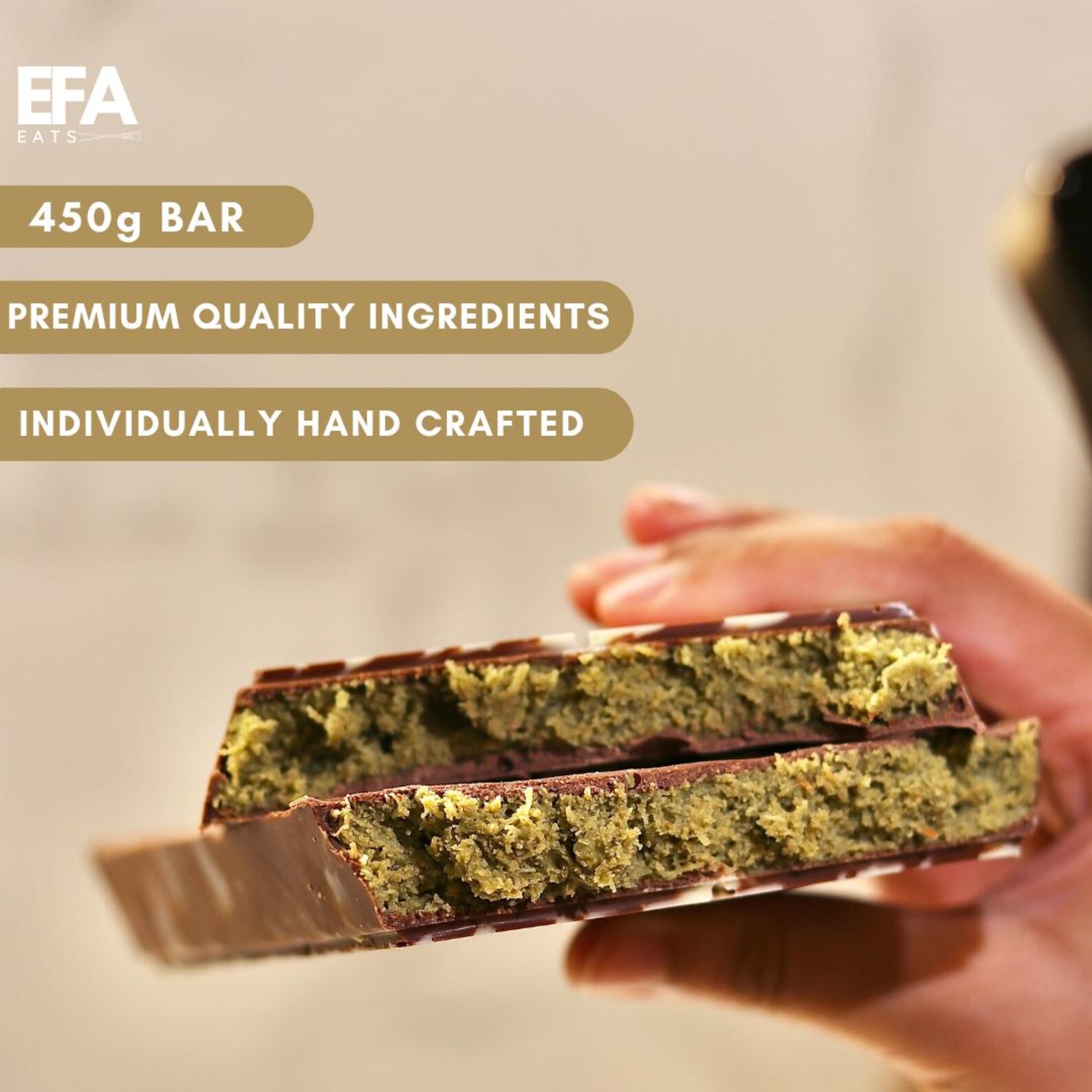 Dubai Pistachio & Knafeh Premium 450g Chocolate Bar Large Handmade ...