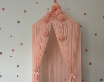 Unmellow Yellow Canopy, Nursery Crib Canopy, Mosquito Canopy, Yellow ...