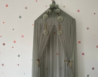 Unmellow Yellow Canopy, Nursery Crib Canopy, Mosquito Canopy, Yellow ...