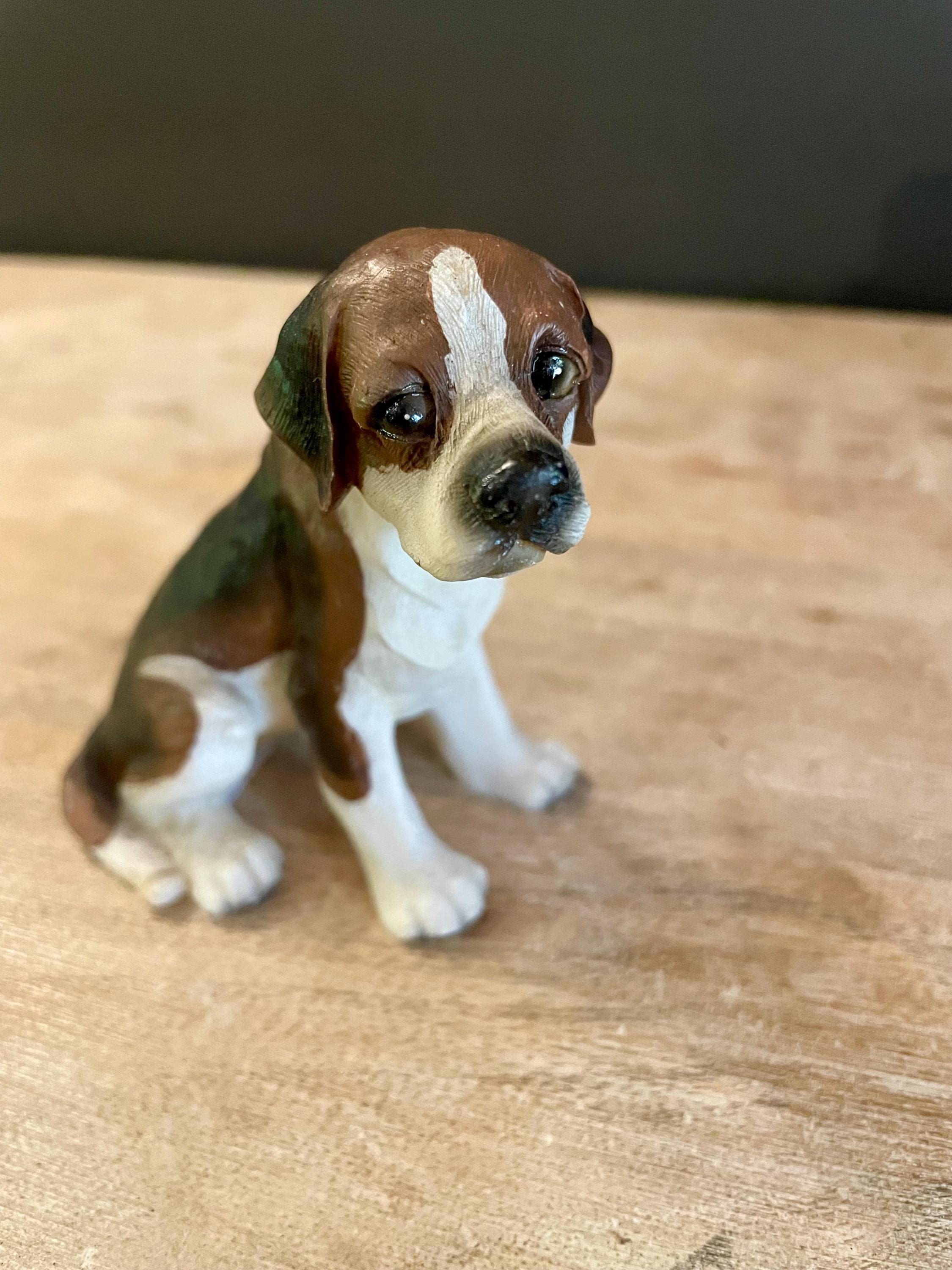 Resin Dog Figurines: Dalmatian, Bulldog, Spaniel, Collie, Beagle - Etsy