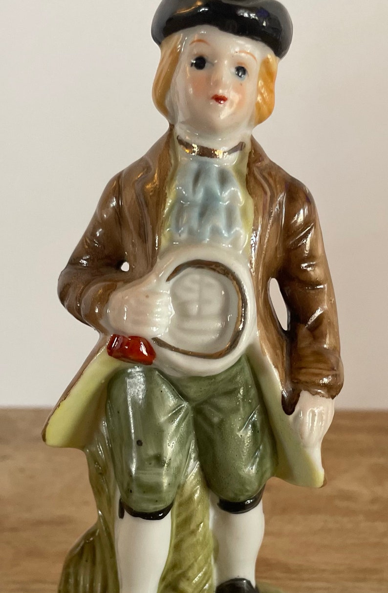 Vintage Colonial Porcelain Man, Porcelain Collectibles, Colonial ...