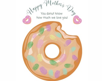 Mother's Day Dandelion Wish Fingerprint Art / Singular & Plural I/we ...