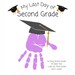 Second Grade End of School Year Last Day Certificate Handprint Art ...