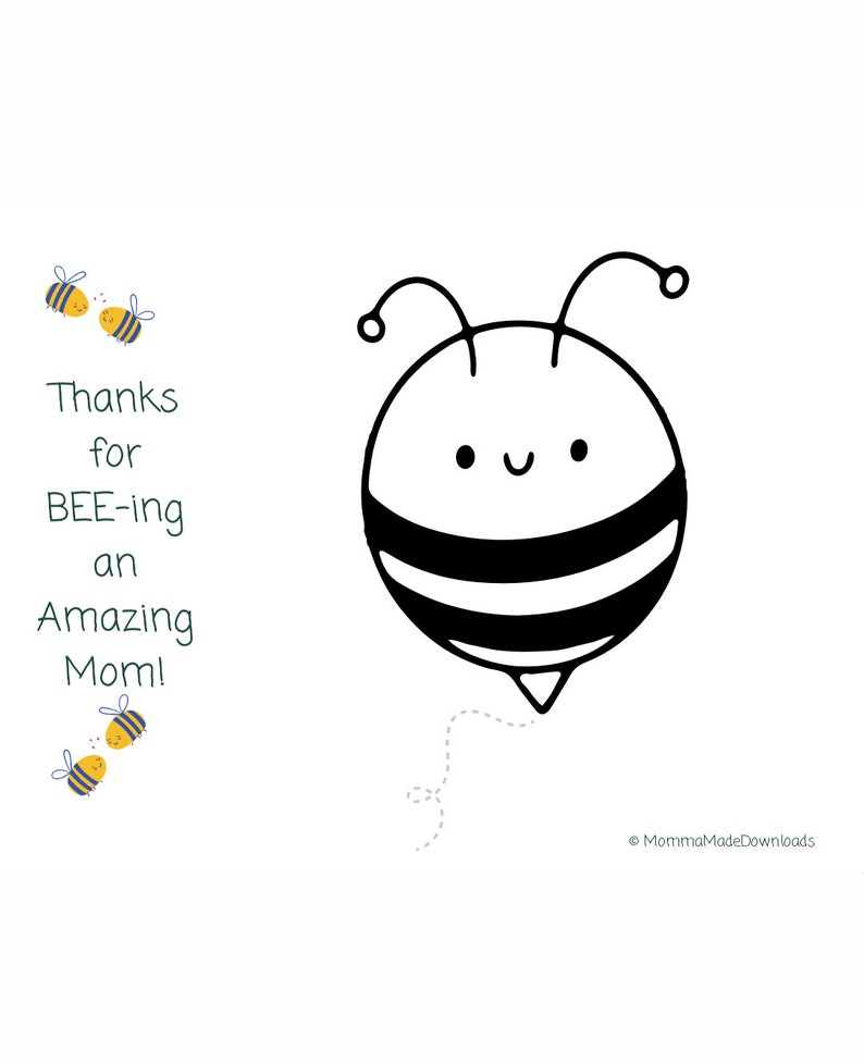 Mother's Day Bumble Bee Handprint Art / Kids Giftable Keepsake Craft ...