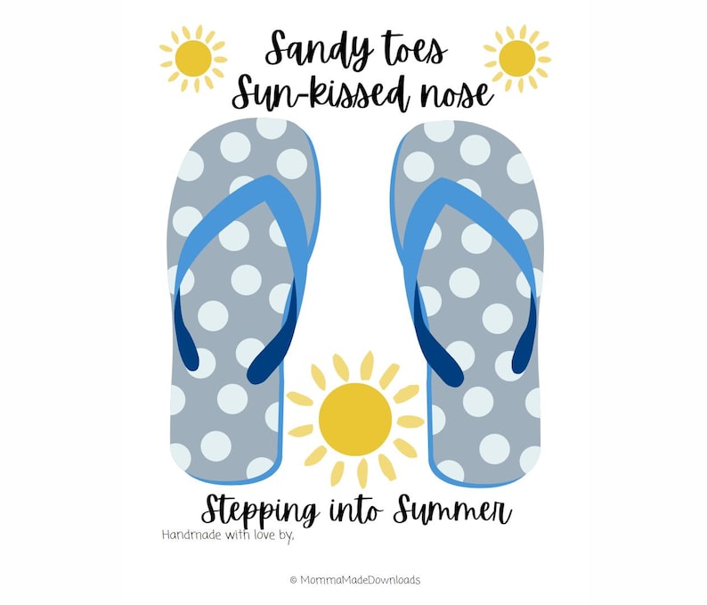 Summer Sun Footprint Fingerprint Craft / Summertime Activity for Kids ...