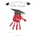 Fifth Grade Last Day Handprint Art: End of School Year Keepsake Art - Etsy