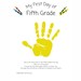 Second Grade End of School Year Last Day Certificate Handprint Art ...