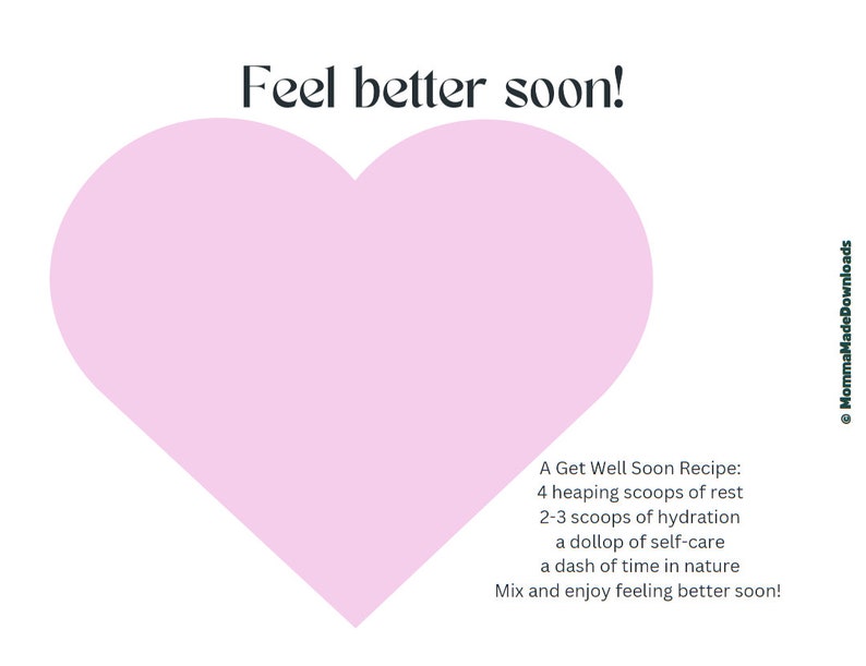 Get Well Soon Handprint Footprint Craftivity / DIY Feel Better Soon ...