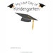 Kindergarten End of School Year Last Day Certificate Handprint Art ...
