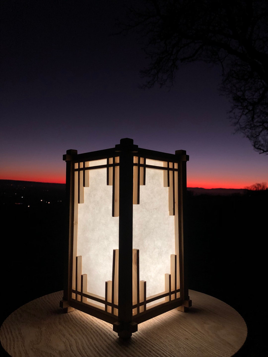 MOON Handcrafted Japanese Lantern - Etsy
