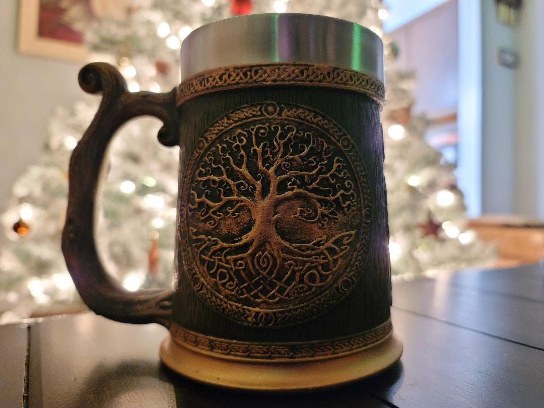 Yggdrasil Mug - Norse Mythology Tree of Life Cup - Etsy