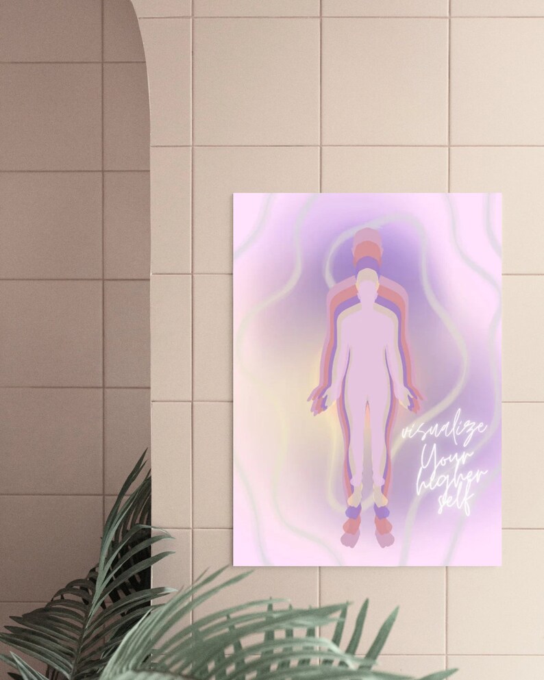 Manifestation of the Higher Self Poster, Contemporary Art Print for ...
