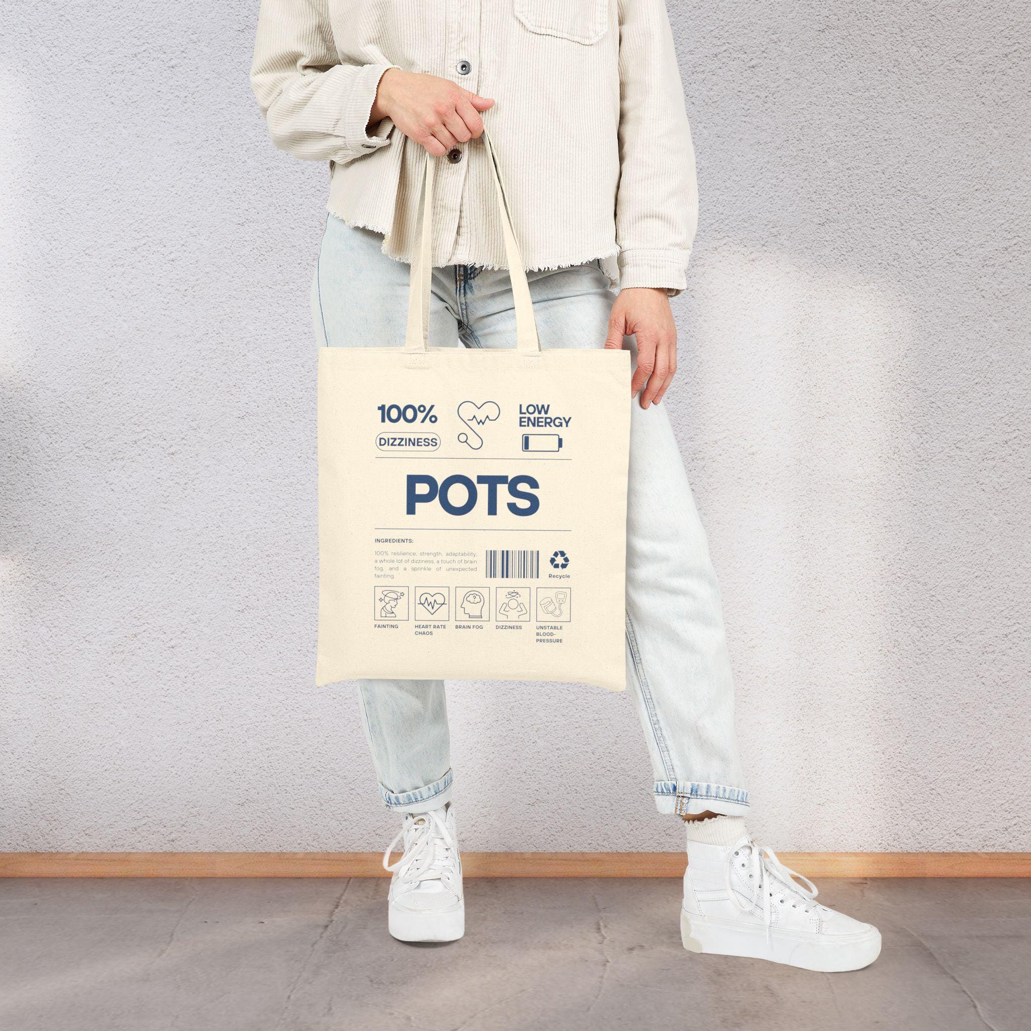 POTS Awareness Tote Bag, Symptom Potsie Postural Orthostatic ...