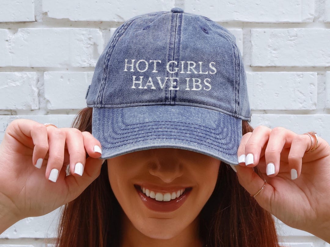 IBS Embroidered Cap, Irritable Bowel Syndrome Gift, Tummy Ache Survivor ...