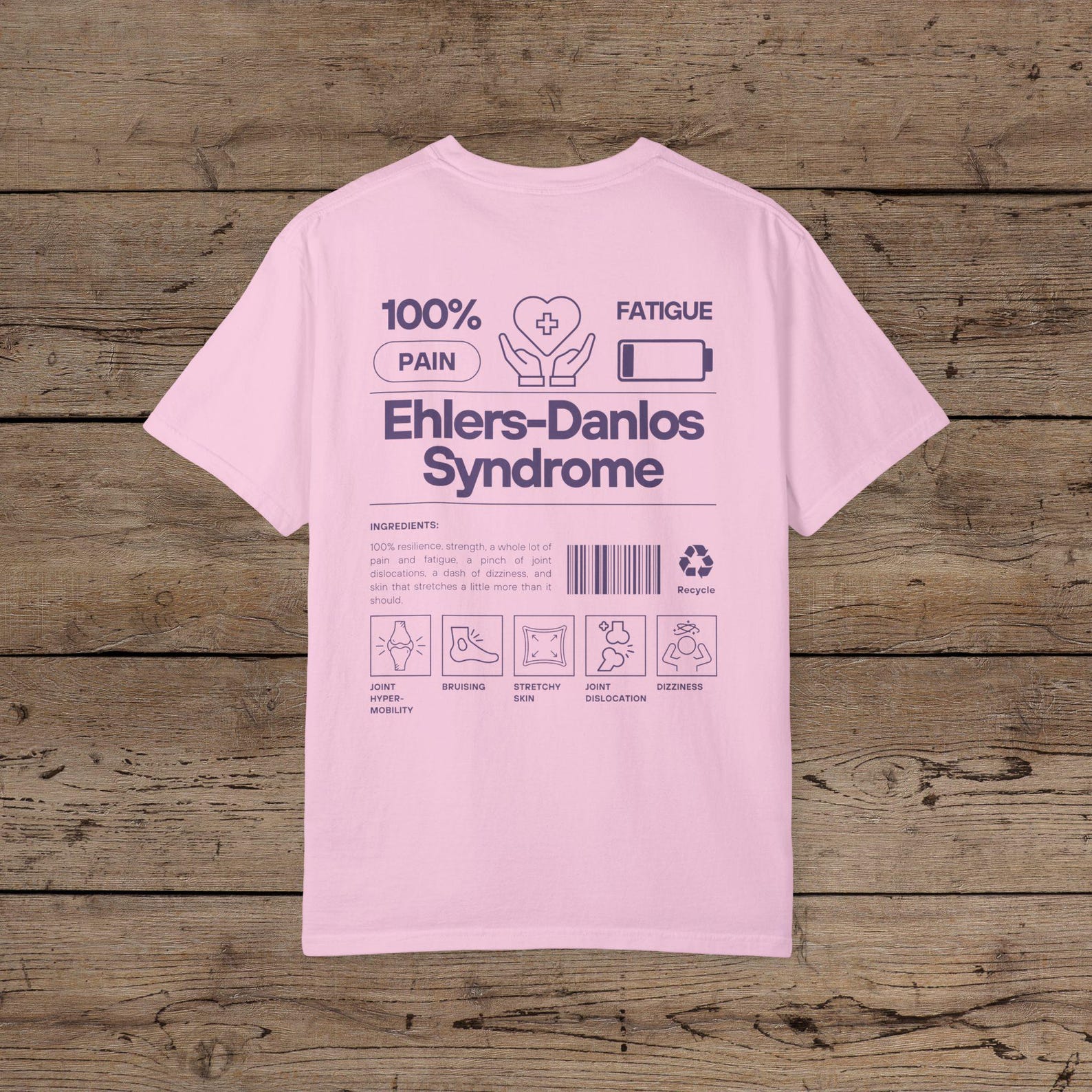 Ehlers Danlos Syndrome Shirt, EDS Warrior Gift Heds Tshirt Hypermobile ...