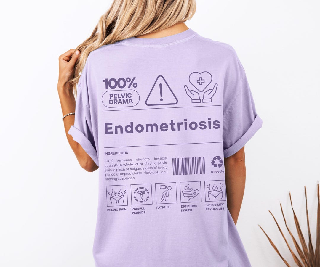 Endometriosis Awareness Tshirt, Endometriosis Merch Shirt Not Just ...
