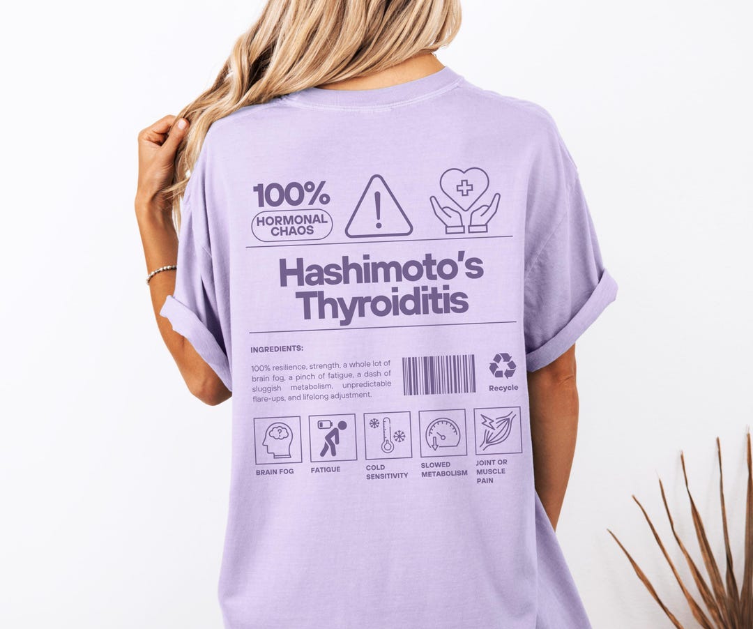 Hashimotos Thyroiditis Shirt, Hashimotos Disease Warrior Autoimmune Illness Gift Thyroid ...