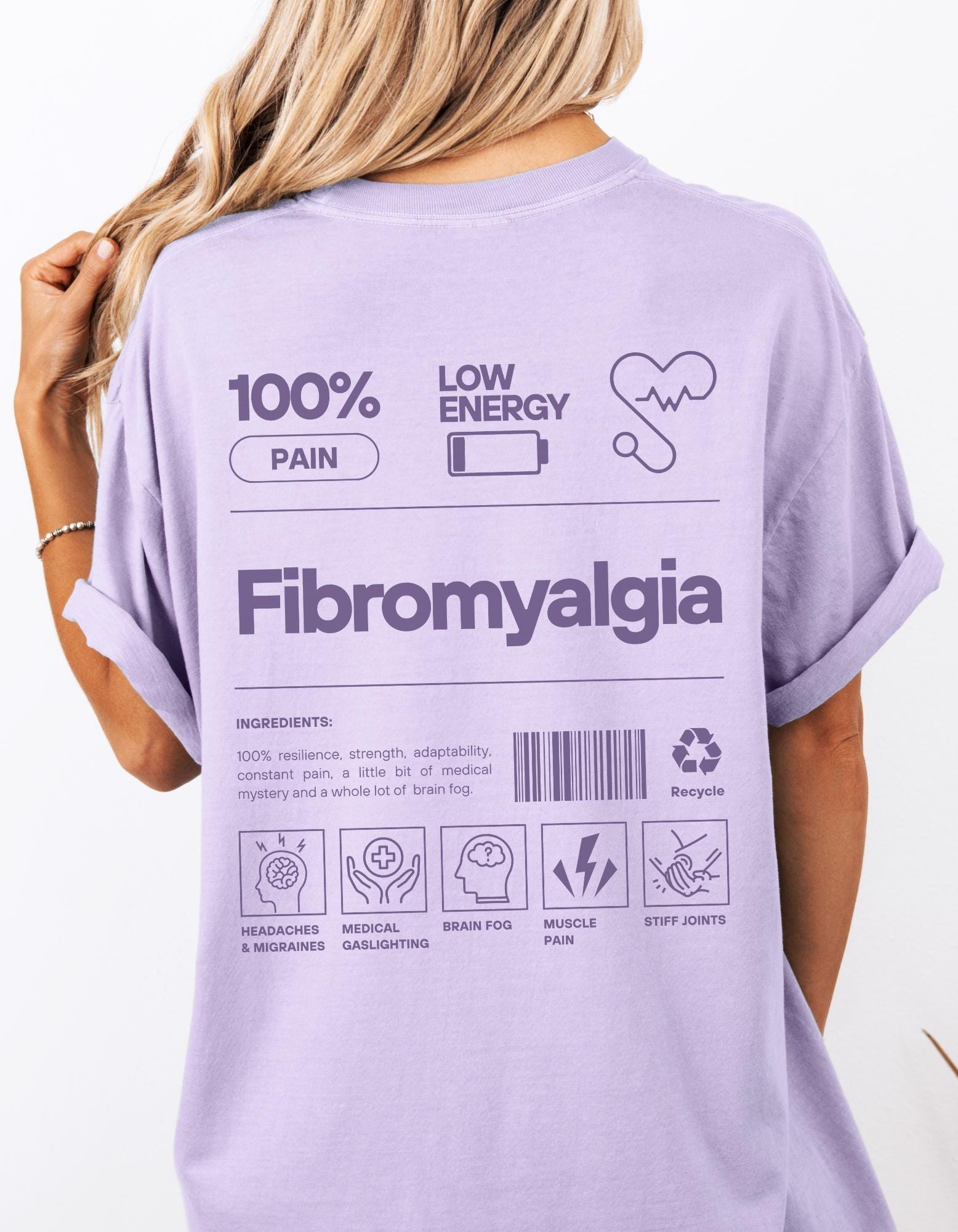 Fibromyalgia Tshirt, Chronic Illness Shirt, Chronic Pain Shirt ...