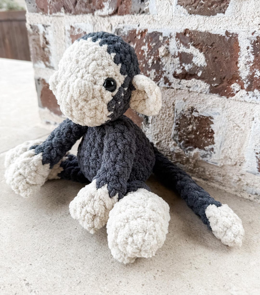 Made to Order | Crochet Monkey Plushie | Monkey Stuffed Animal ...