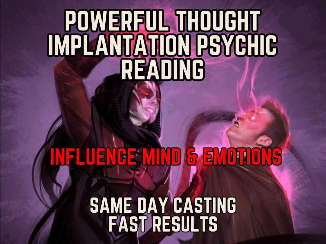 Powerful THOUGHT IMPLANTATION PSYCHIC Reading Influence Mind & Emotions ...