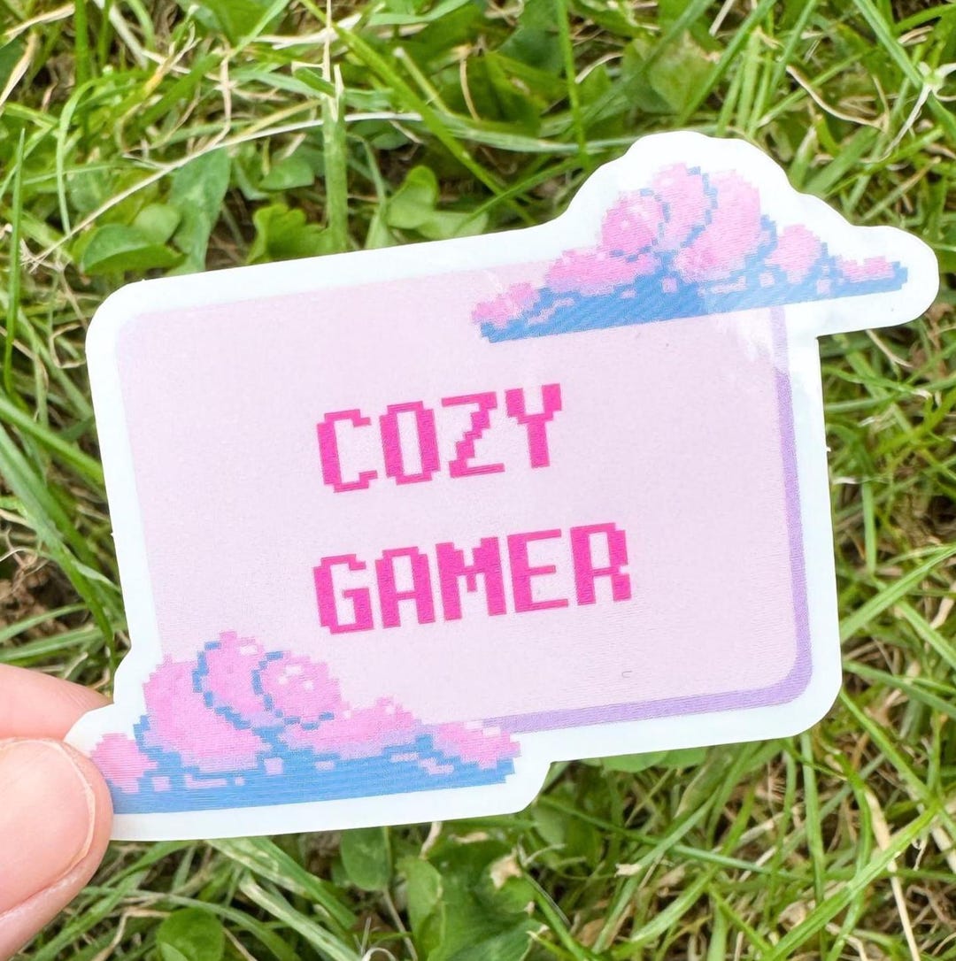 Cute Cozy Gamer Stickers | Pixel Art Pastel Stickers for Gamers ...