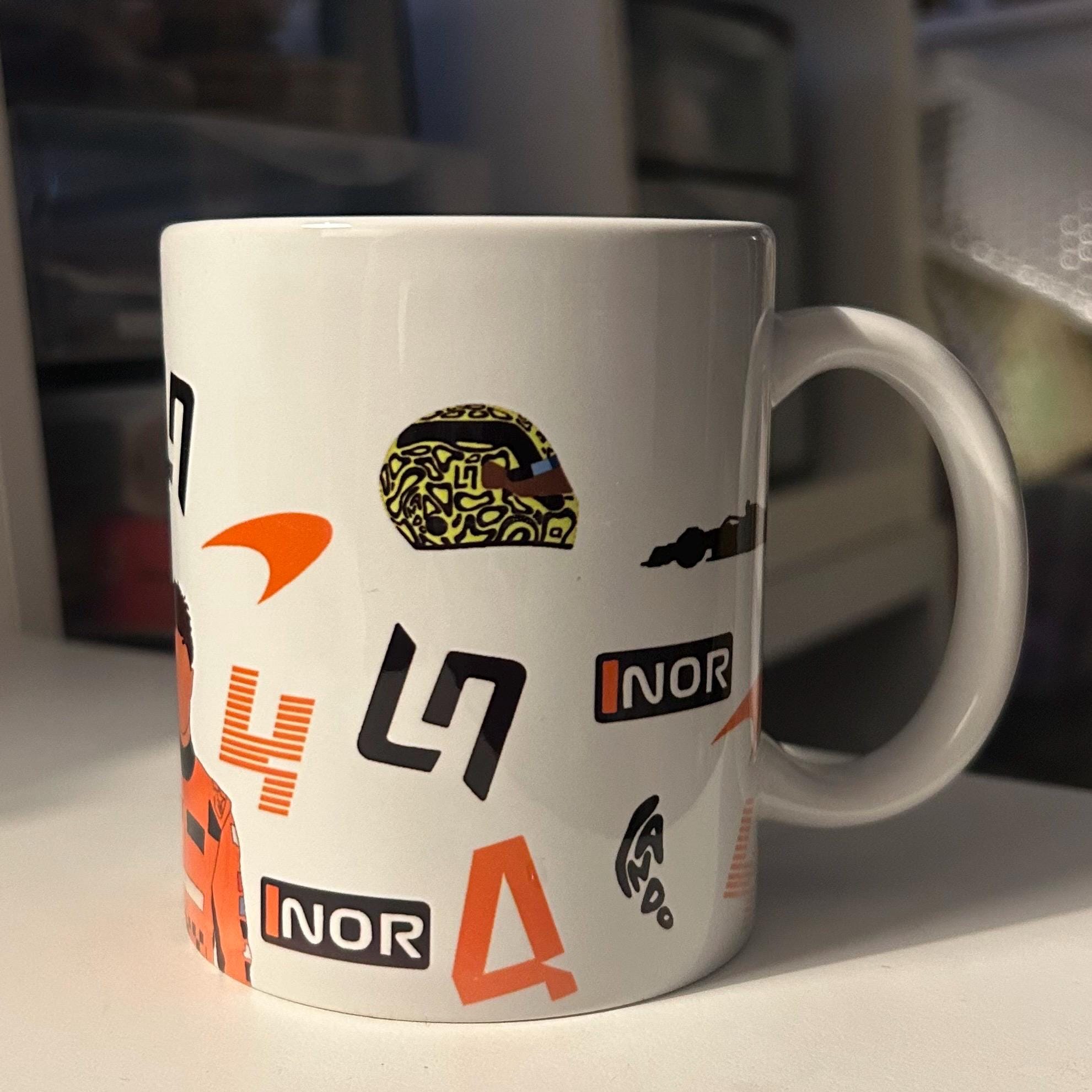 Lando Norris LN4 Mug - Formula 1 Fan Gift - Etsy UK