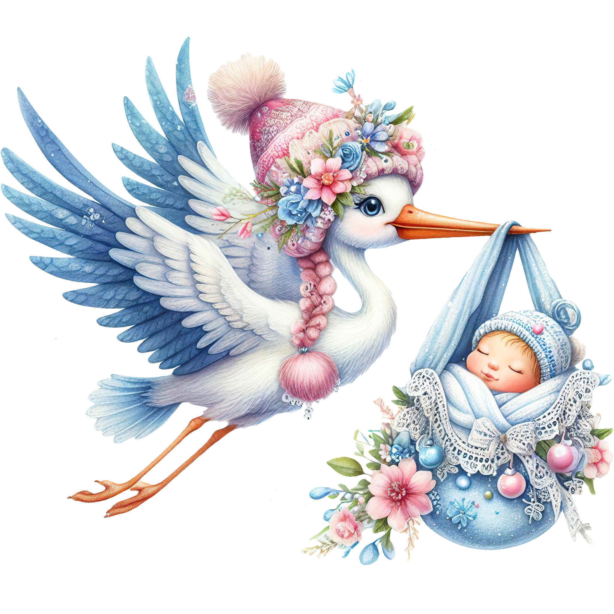 11 PNG Watercolor Baby Clipart, Welcome Baby, New Baby, Watercolor ...