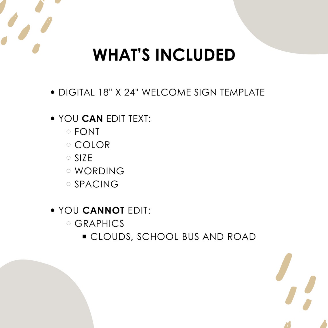 Editable School Bus Welcome Sign, Two Two Two School Bus Birthday ...