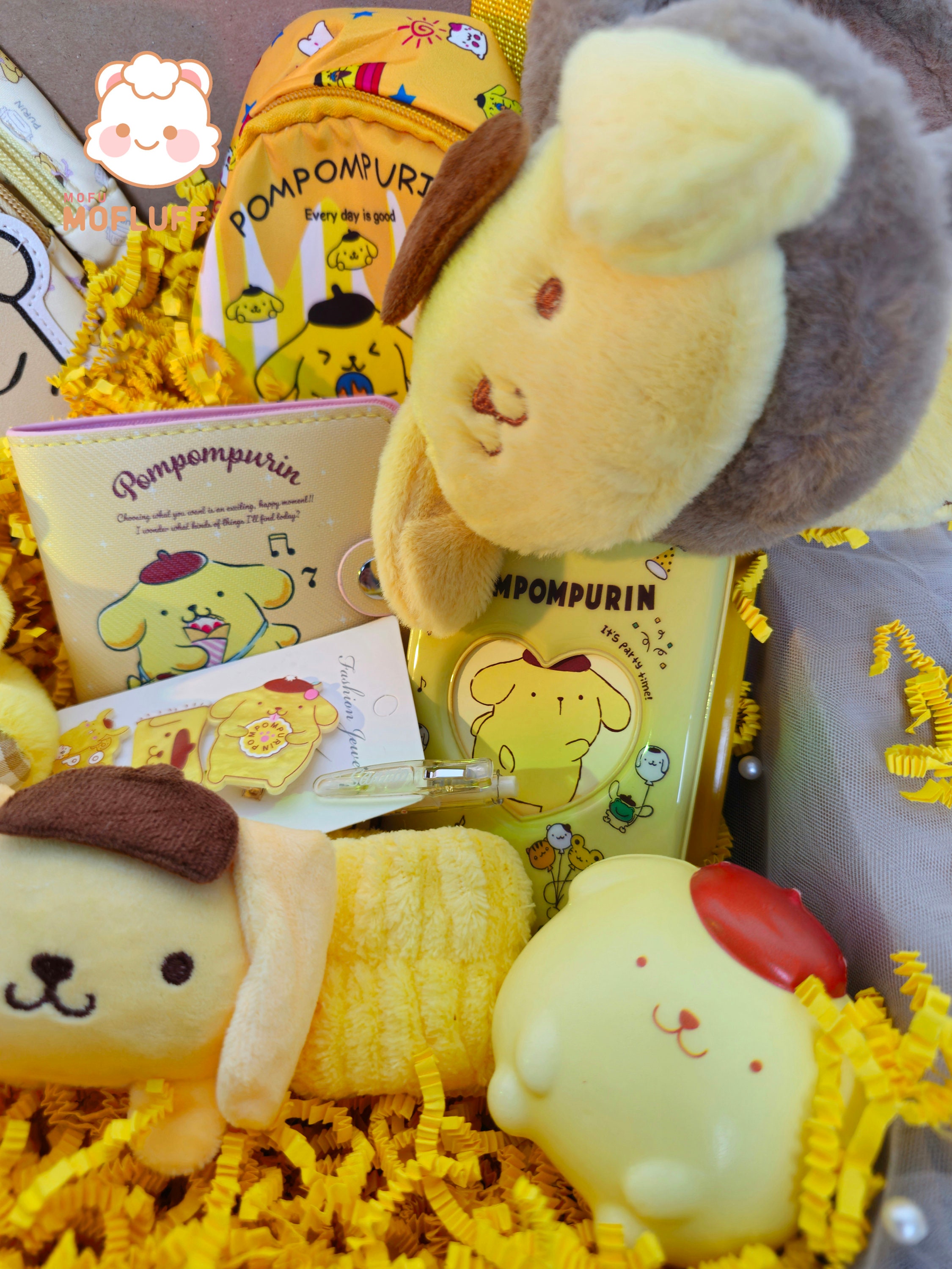 Pompompurin Cute Kawaii Mystery Box Sanrio Gift Box Stationery Box ...